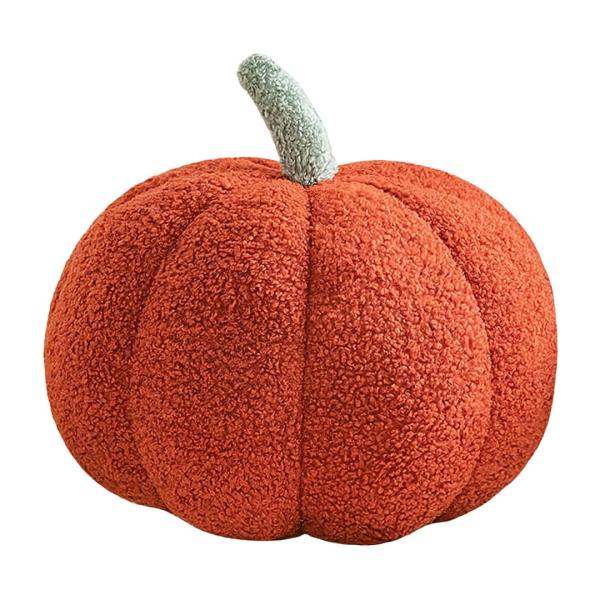 ・【Sizes】Cute pumpkin shape pillow diameter 8 in/11 in/14 in.・【Premium Material】Ultra soft Teddy fleece+PP cotton full fi...