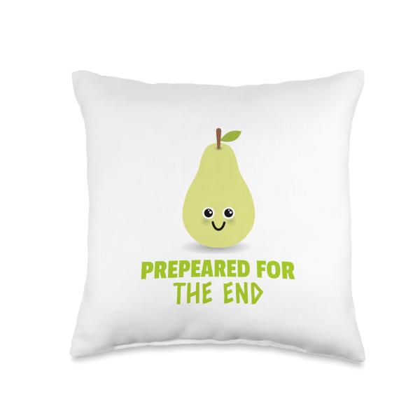 ・Embrace the whimsical irony of nihilism with this funny design! Featuring a cartoon pear with an ironic smile and the w...