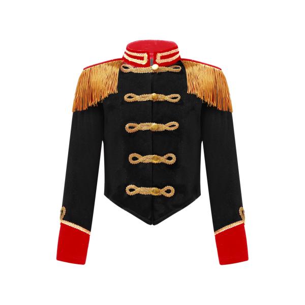 ・Made of quality polyester material, the costume is soft and skin-friendly to wear・A circus costume jacket for girls, st...