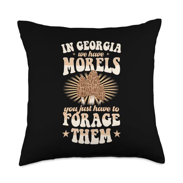 ・This In Georgia We Have Morels You Just Have To Forage Them collection of cottagecore style mushroom foraging accessori...