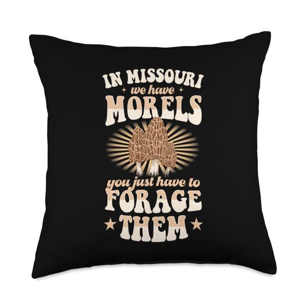・This In Missouri We Have Morels You Just Have To Forage Them collection of cottagecore style mushroom foraging accessor...