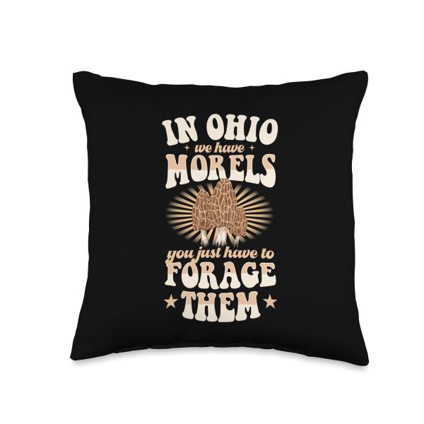 ・This In Ohio We Have Morels You Just Have To Forage Them collection of cottagecore style mushroom foraging accessories ...