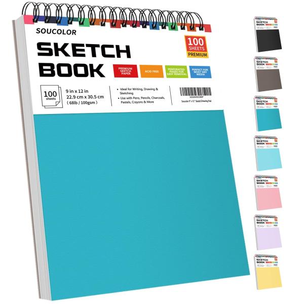 ・Premium Paper: Quality drawing pads and sketchbooks with a 9 x 12-inch size are ideal for artists of all skill levels. ...