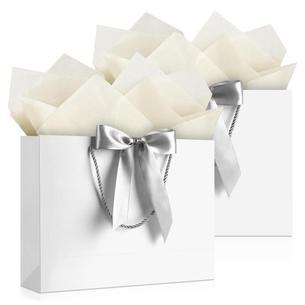 ・MEDIUM GIFT BAGS FOR GIRLS -The size of JMANNI gifts bag is 20cm(L) x 10cm(W) x 28cm(H), which is perfect for medium gi...