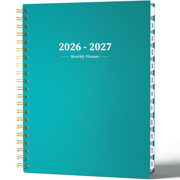 ・【YMUMUDA 2026 MONTHLY PLANNER】This monthly planner 2026-2027 large size (8.5" X 11") features 24 months from JAN.2026 t...