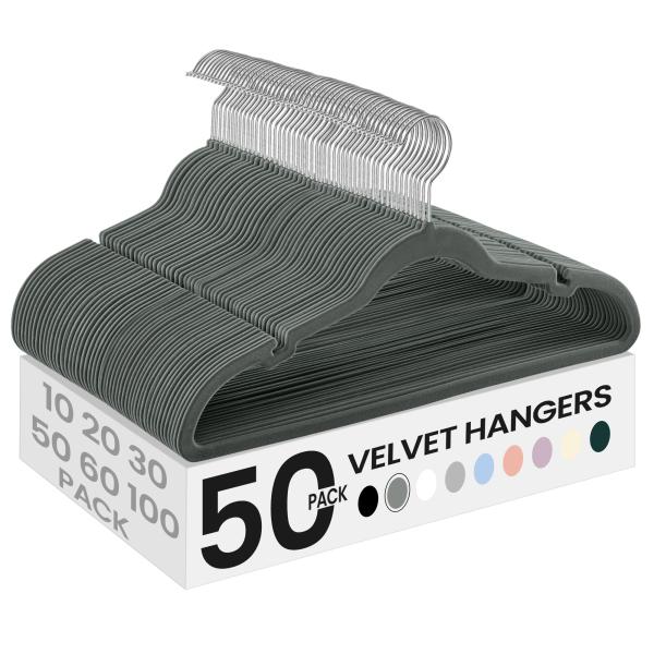 ・[Clever Shoulder Notches] Our coat hangers, with shoulder notches, are designed to hold clothes with thin straps like c...