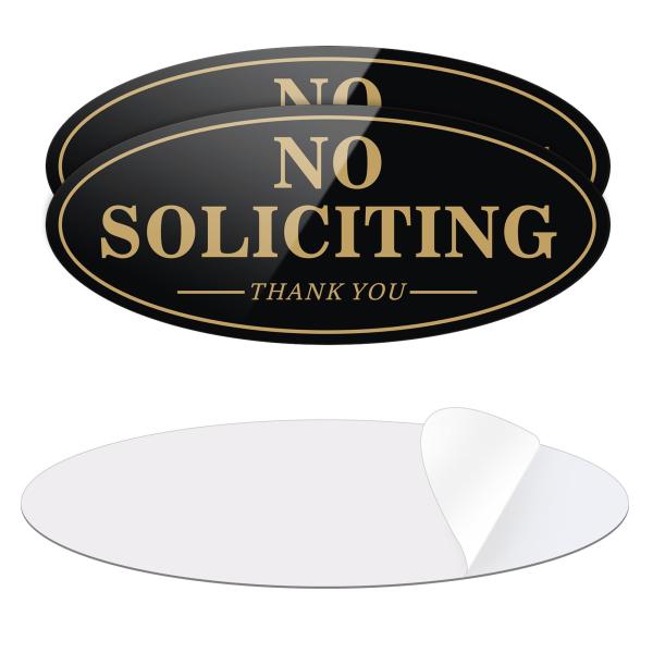 ・1. VALUE PACK OF TWO SIGNS: Your purchase includes 2 No Soliciting Sign for House, which can be placed on your front do...