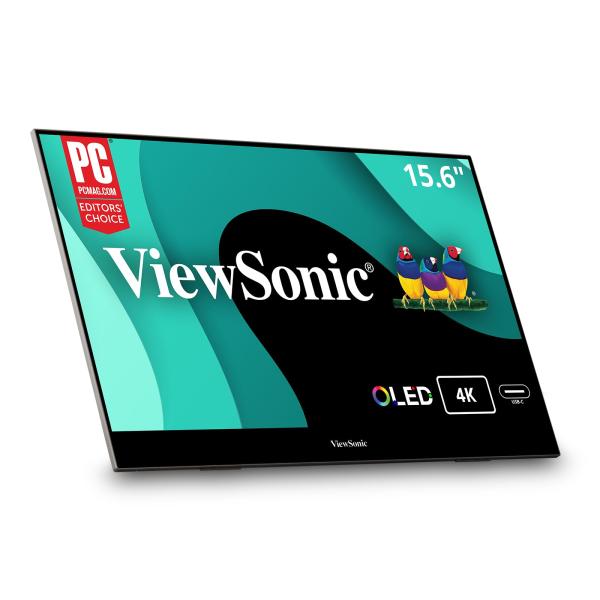 ・ULTRA-PORTABLE MONITOR: 15.6 Inch 4K UHD (3840x2160p) OLED portable monitor with 60Hz refresh rate and protective scree...