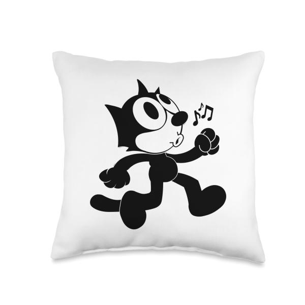 ・Felix Cartoon Cat Whistling and Walking Felix Tee by Felix Cat Comics Retro Designs. Retro Cartoon Felix with sly Felix...