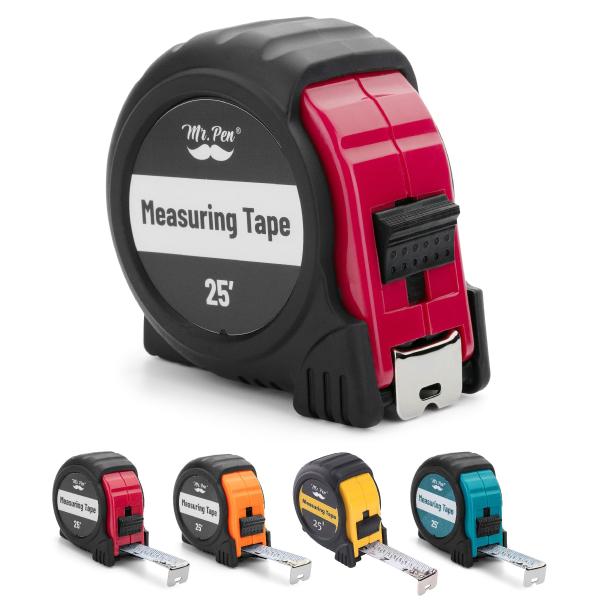 ・Mr. Pen tape measure is engineered for durability with a sturdy case and a 25-foot steel tape, ideal for the toughest m...