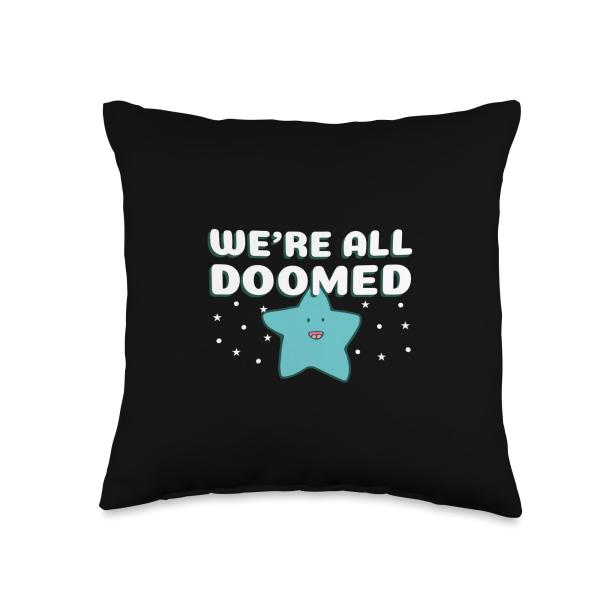 ・Embrace the darkly humorous side of nihilism with our Smiling Blue Star Design! Featuring a cheerful cartoon star and t...