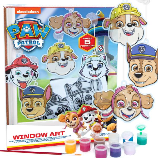 ・MAKE 5 PAW PATROL SUNCATCHERS: Bring your favorite cast of Paw Patrol characters to life with 5 ready-to-customize sunc...