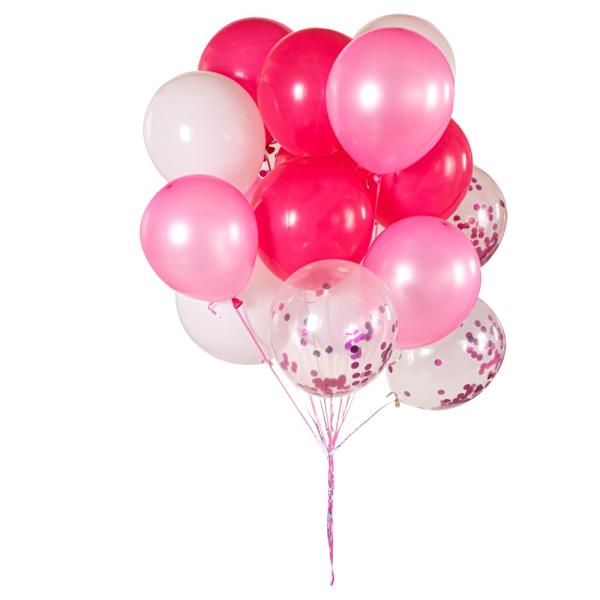 ・PREMIUM QUALITY: Made from premium rubber latex, this party confetti balloon set includes balloons that don't burst or ...