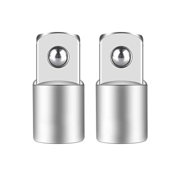 ・Size - 2PC 3/8" (F) drive tools to 1/2" (M) drive sockets.・High Quality Materials - The 3/8 to 1/2 socket adapter is ve...