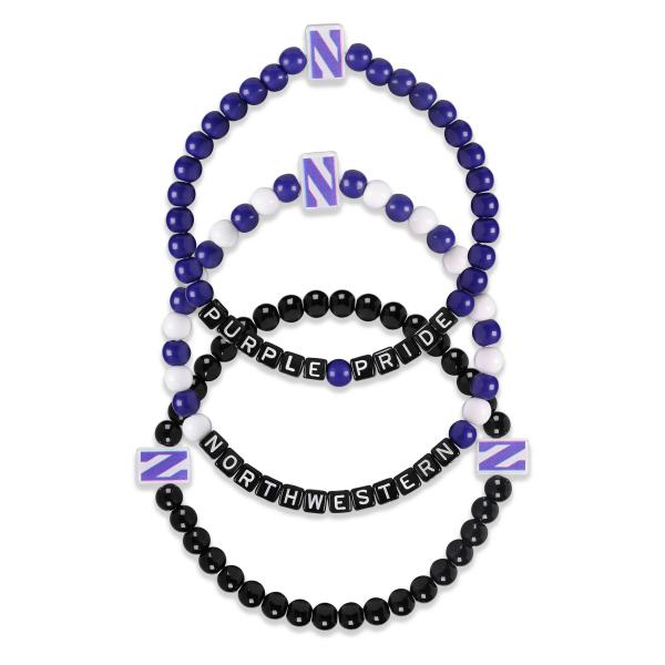 ・These adult friendship bracelets are covered in the official team colors and team logo displays with friendship bracele...