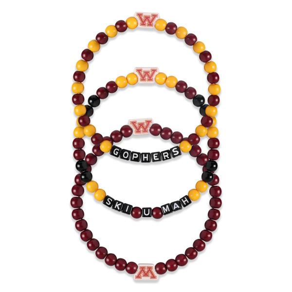 ・These adult friendship bracelets are covered in the official team colors and team logo displays with friendship bracele...