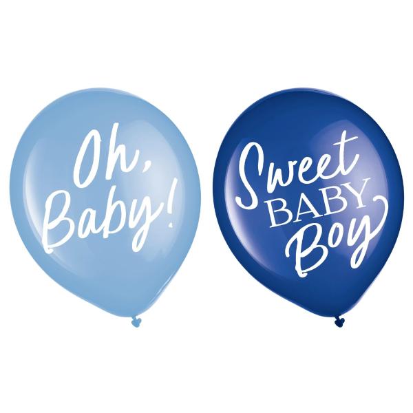 ・VIBRANT BLUE COLOR: Baby In Bloom Blue Latex Balloons add a stunning pop of color to your baby shower, gender reveal, o...