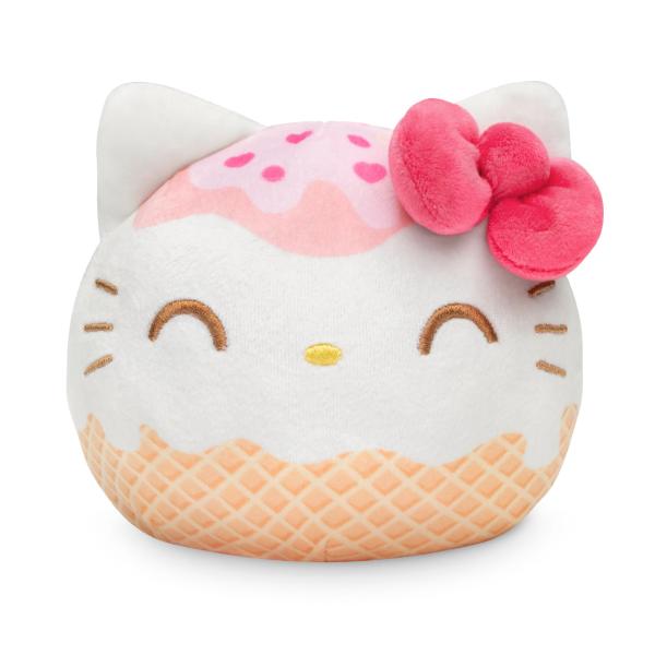・Compact Reversible Plushie: This 4-inch Hello Kitty plush flips between two expressive sides for quick, playful mood ch...