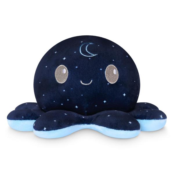 ・Compact Reversible Plushie: This 4-inch Octopus plush flips between two expressive sides for quick, playful mood change...