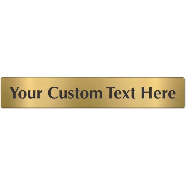 ・REAL BRASS: Heavy weight signs use 100% real brass - and are not low cost "brass colored" aluminum or plastic. Unlike t...