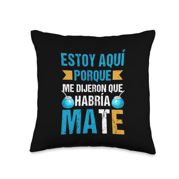 ・Argentina Flag Argentinian Yerba Mate Tea Bombilla. This Estoy Aqu〓 Porque Me Dijernon Que Habr〓a Mate design is for a ...