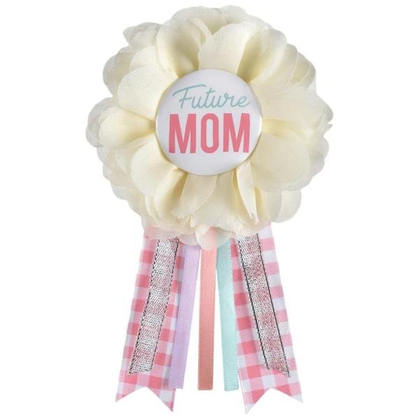 ・VIBRANT PASTEL COLORS: Stand out with our beautifully designed pastel colors future mom award ribbon, perfect for addin...