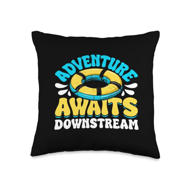 ・Embrace the thrill of river tubing with this Adventure Awaits Downstream print. Perfect for those seeking an adrenaline...