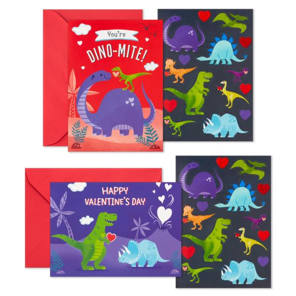 ・Kids Valentine's Day cards kit makes it easy to exchange valentines with the whole class.・Flat, single panel Valentine'...