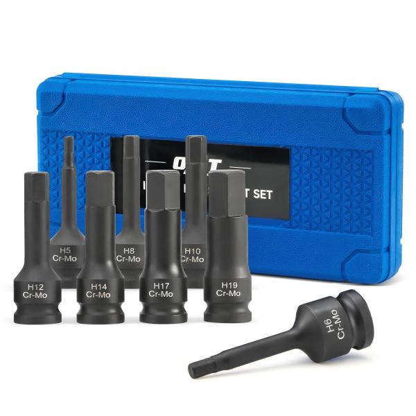 ・Handle Socket Head Cap Bolts with Ease: Orion Motor Tech's 1/2" drive hex bit socket set provides the solution for quic...