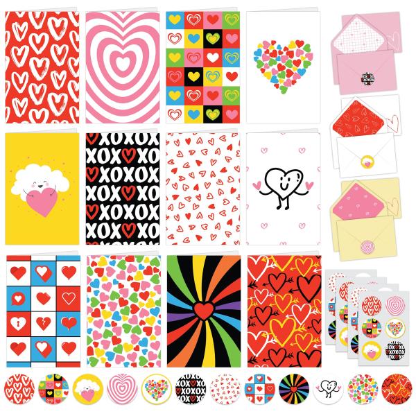 ・SEND YOUR HEARTSTRING MESSAGE - This adorable heart cards with envelopes set offer plenty of room inside for your heart...