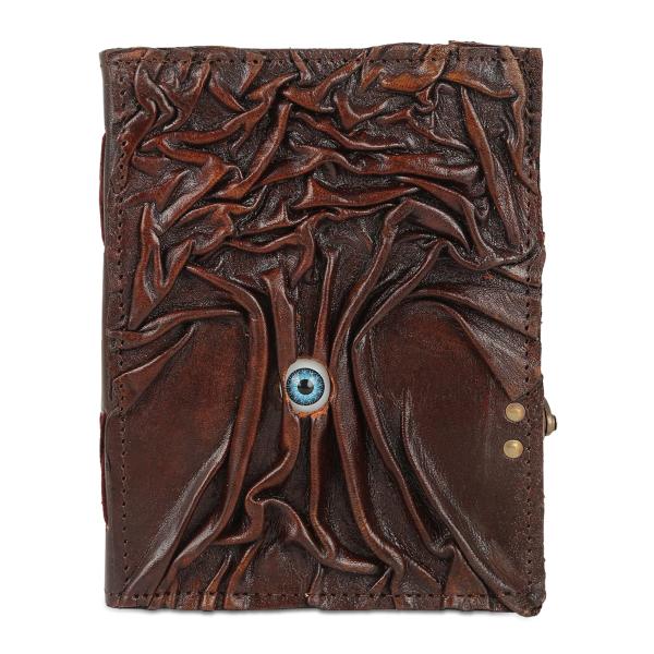 ・ヴィンテージロックと頑丈なバインディング - ヴィンテージクラスプロックは、貴重な文章をすべて内部に閉じ込めます。しっかりとした手縫いバインディングで、スペルブックから紙が緩むことはありません。 このヴィンテージレザージャーナルは、オイル...