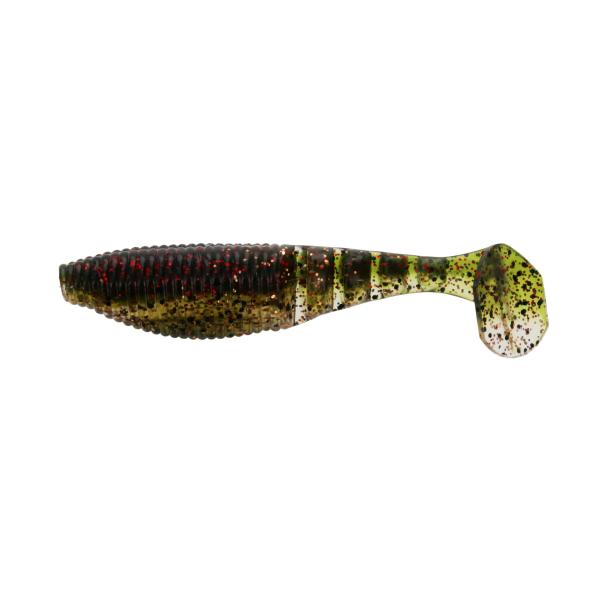 ・入数: 5本入・LENGTH: 4inch(90mm)・Weight: 9.3g・Color: No.979 Houdini・力強いスイミングモーションを起こすスイムベイトタイプのザコです。