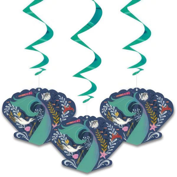 ・ENCHANTING DESIGN: Bring the magic of Disney's The Little Mermaid to your party with our beautiful, multicolored 26-inc...