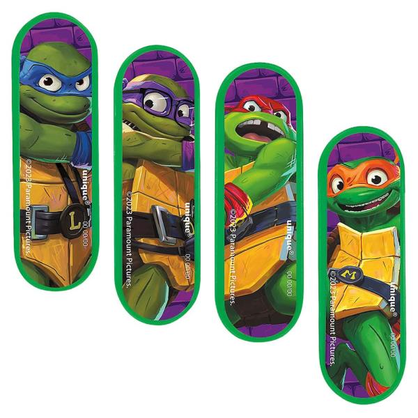 ・FUN ASSORTMENT: Each mini skateboard features vibrant graphics of beloved TMNT characters, making them a hit with young...