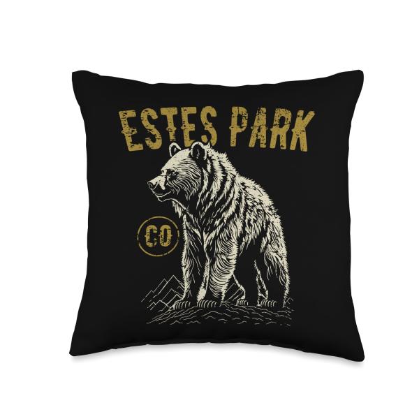 ・Estes Park, Colorado, USA, bear design. Beautiful design featuring big bold text with a big, majestic bear. Great desig...