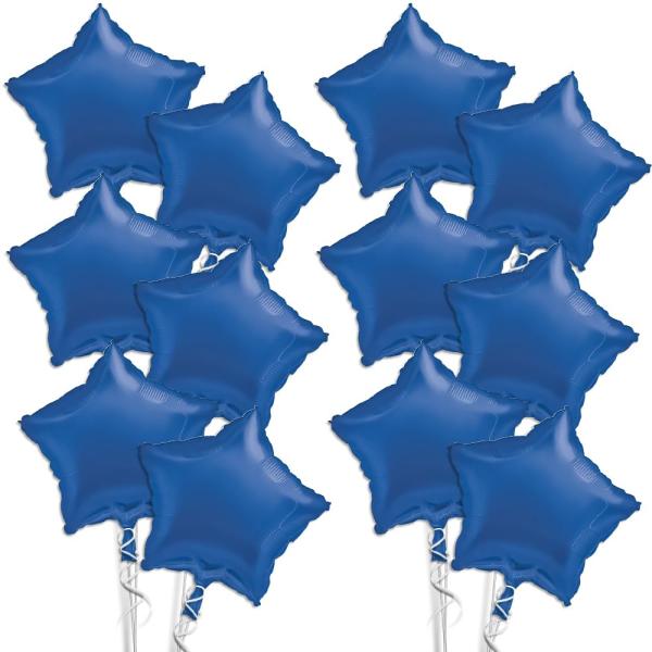・EYE-CATCHING ROYAL BLUE COLOR: Our 18" Royal Blue Solid Star-Shaped Foil Balloon adds a stunning visual element to any ...