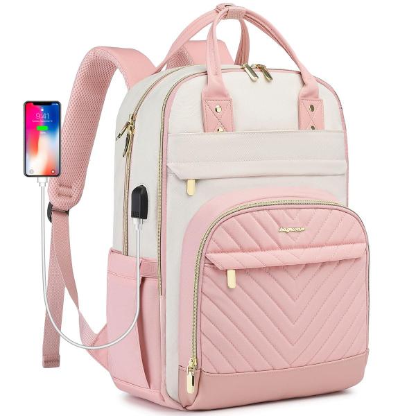・【Large Capacity Backpack with Laptop Compartment】- This big laptop backpack Total 4 compartments 26 pockets. The laptop...