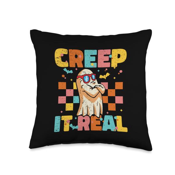 ・Creep It Real・Perfect for Ghost Lovers, Halloween Enthusiasts, and anyone who loves to go trick-or-treating・100% spun-p...