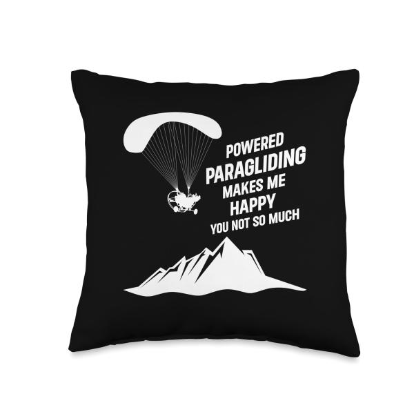 ・Paramotoring design with the paramotor motor paraglider saying Powered Paragliding Makes Me Happy You Not So Much.・Powe...