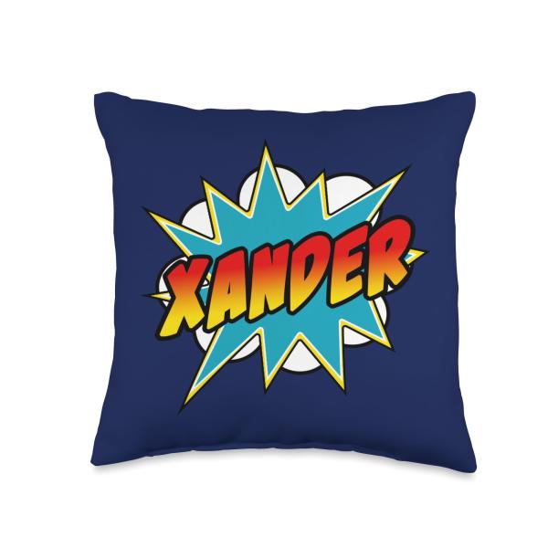 ・All superhero boys named Xander will love this cool retro comic book Xander design. Perfect for an Xander superhero par...