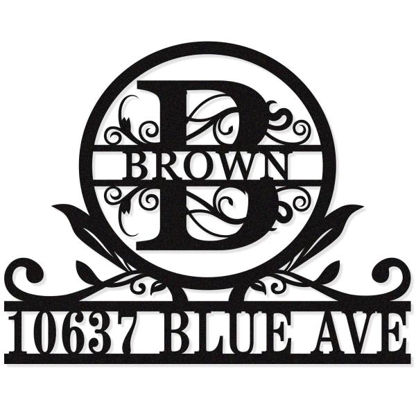 ・Design Your Address Sign: Customize your own personalized address signs for home decor, add wall art charm to your hous...