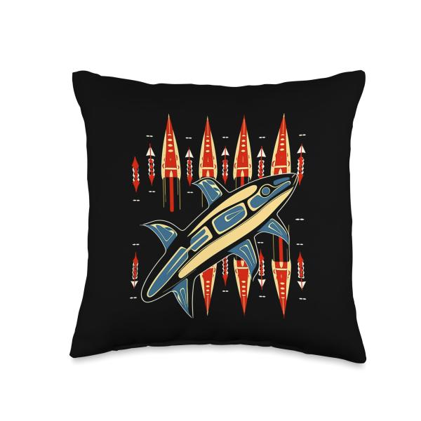 ・This is perfect for anyone who loves Native American Salish Coast Cultural Art, orca and beautiful illustration. Or ind...