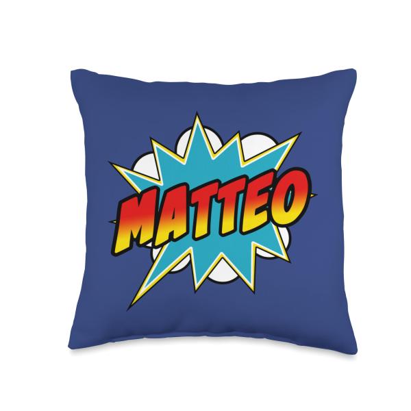 ・All superhero boys named Matteo will love this cool retro comic book Matteo design. Perfect for a Matteo superhero part...