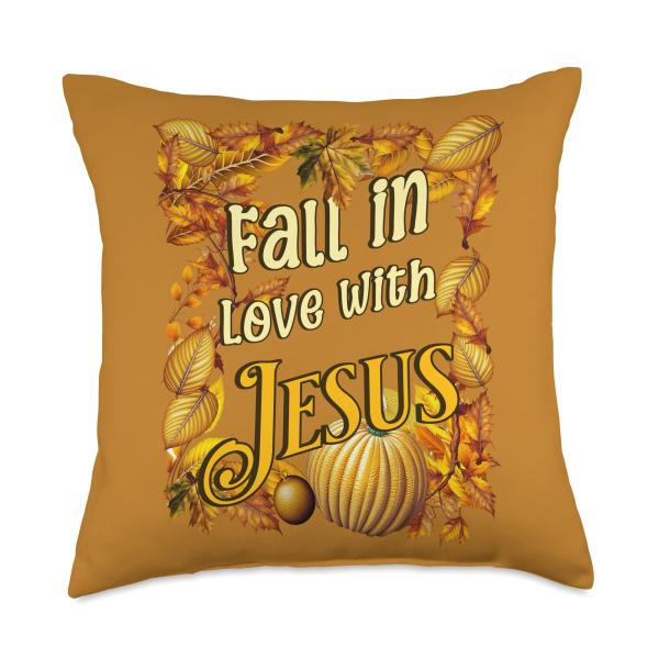 ・"Fall In Love With Jesus" - Let your faith flourish in an embrace of autumn's beauty with this powerful design. The bol...