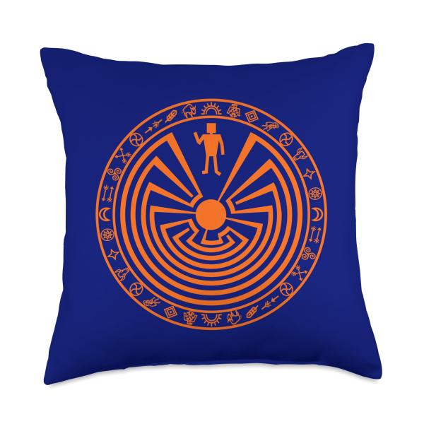 ・Native American Symbol design. Native American Man in the Maze folklore regarding life's journey・Find balance, wisdom, ...