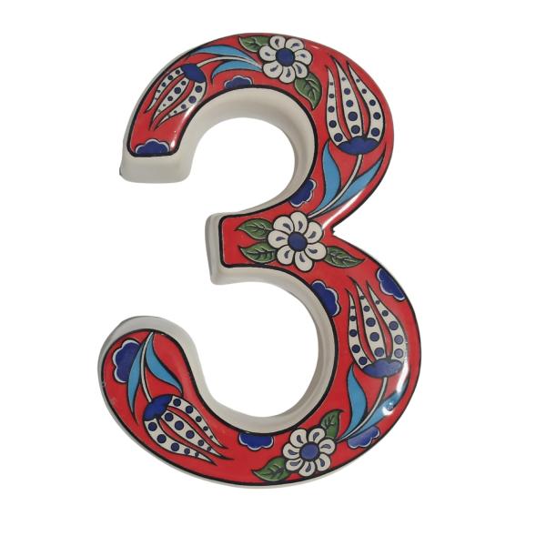 ・? Elevate Your Space with Ceramic Tulip-Patterned Door Ornament and Sign Numbers ? Enhance the charm of your home, apar...