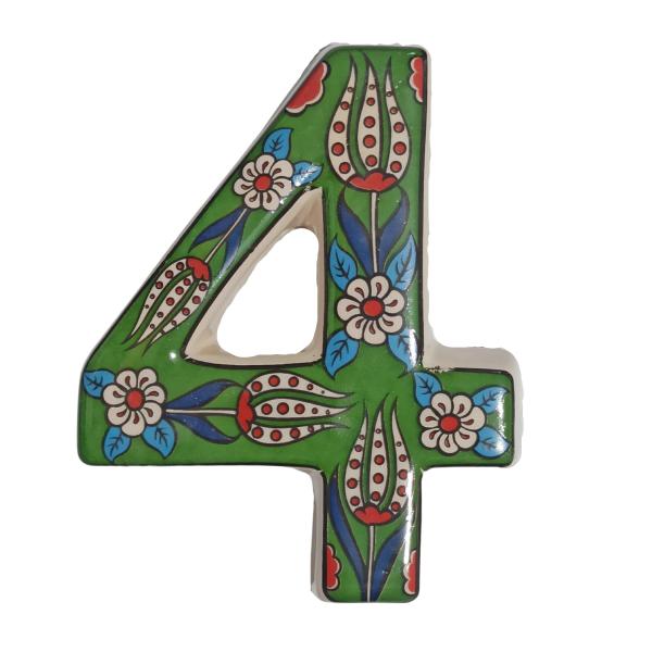 ・? Elevate Your Space with Ceramic Tulip-Patterned Door Ornament and Sign Numbers ? Enhance the charm of your home, apar...