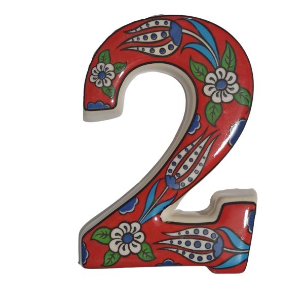 ・? Elevate Your Space with Ceramic Tulip-Patterned Door Ornament and Sign Numbers ? Enhance the charm of your home, apar...