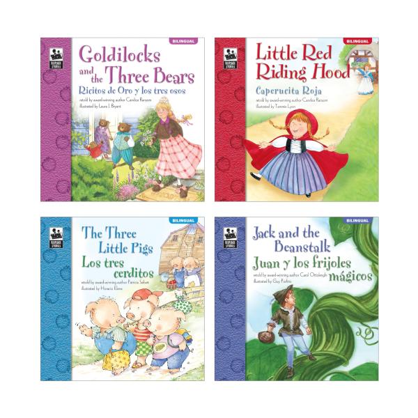 ・Bilingual Classic Fairy Tale Books for Children: Create a library that fosters a love for reading and language learning...