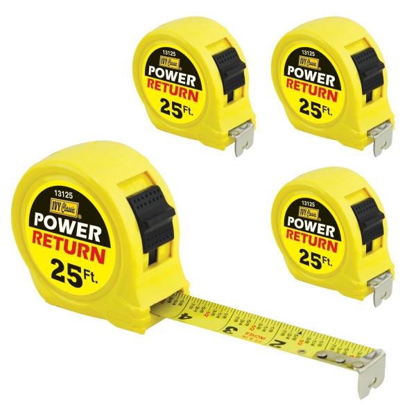 ・ERGONOMIC DESIGN: Ergonomic shape fits comfortably in hand; Sturdy metal belt clip・EASY-READ FRACTIONS: Clearly printed...